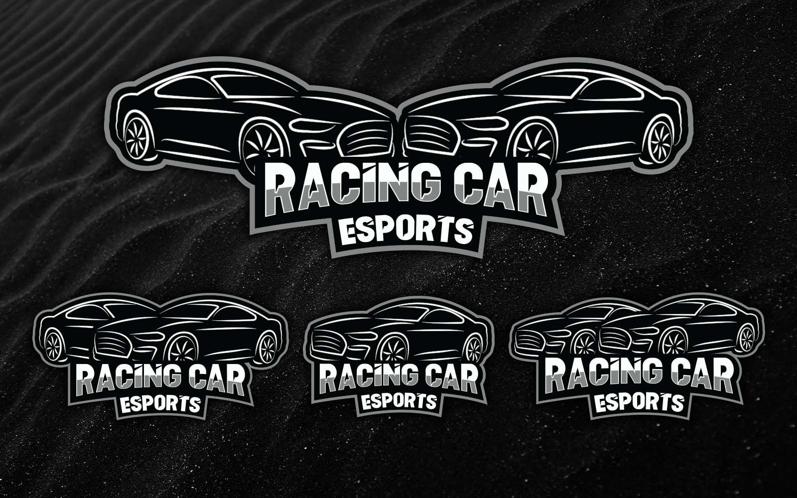 Racing Car Esports Mascot Logo Design-Brand Identity