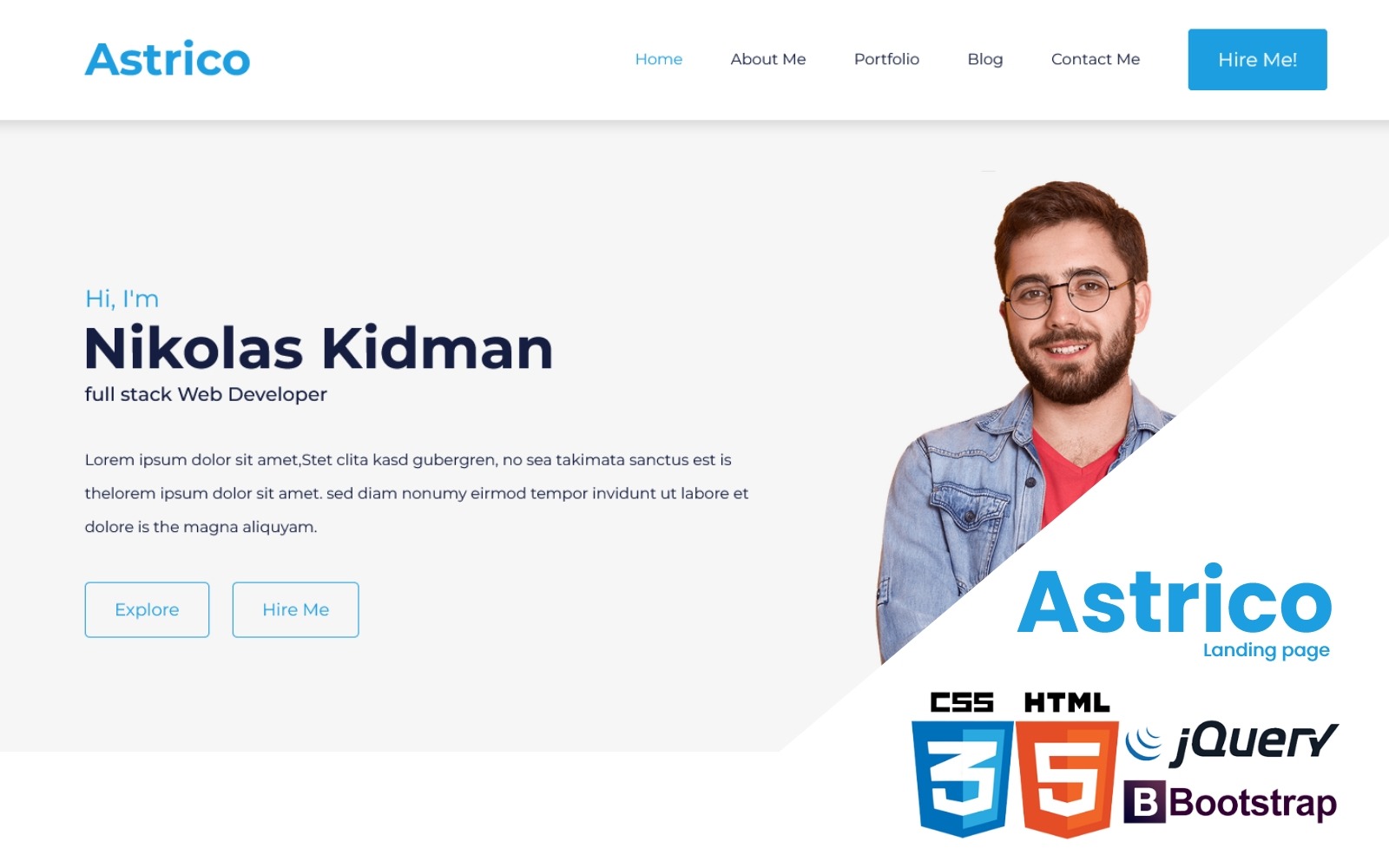 Astrico - Bootstrap 5 Portfolio Template - TemplateMonster