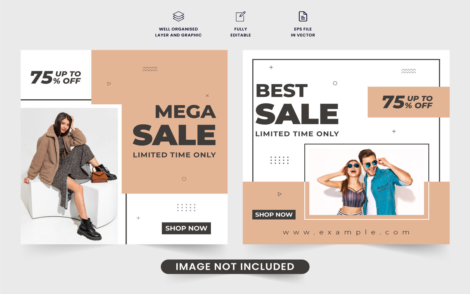 Mega sale limited time offer poster #293539 - TemplateMonster