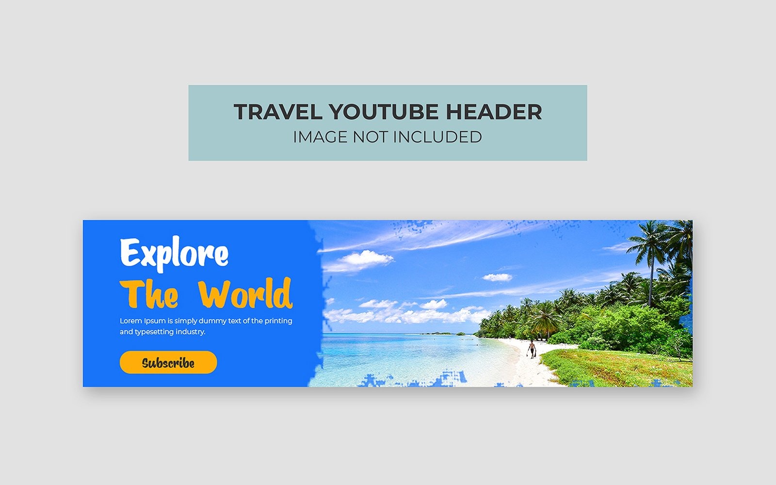 Travel Tour YouTube Header #293983 - TemplateMonster