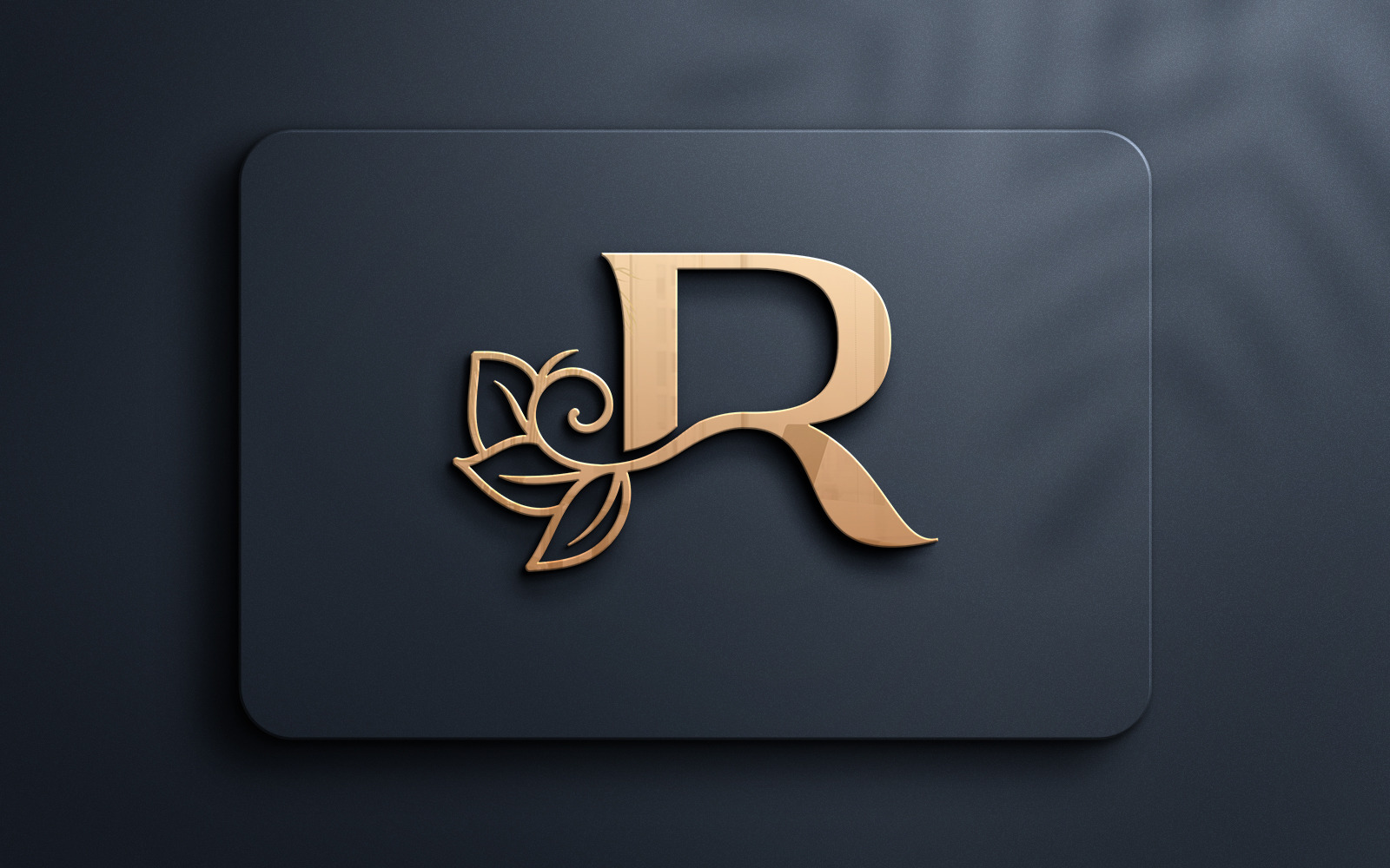Letter R Monogram Beauty Logo Design - TemplateMonster