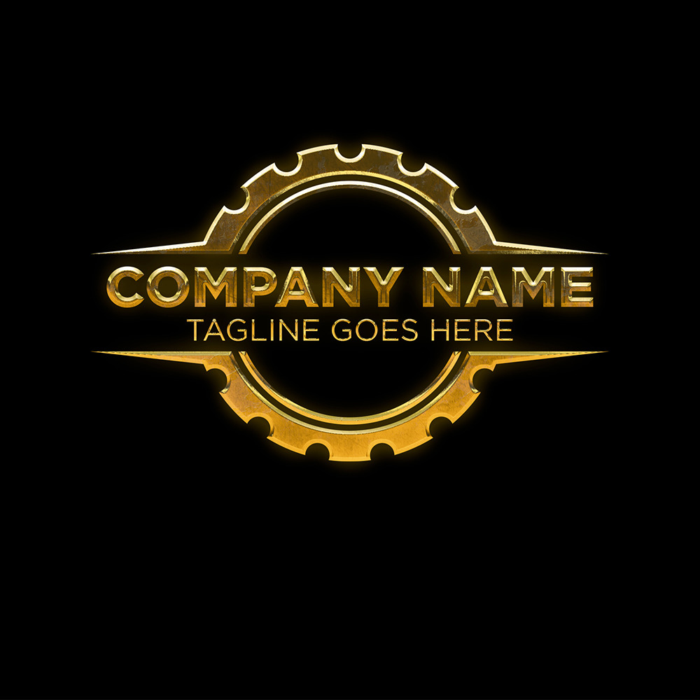 Professional Machinery/Auto parts Logo Template