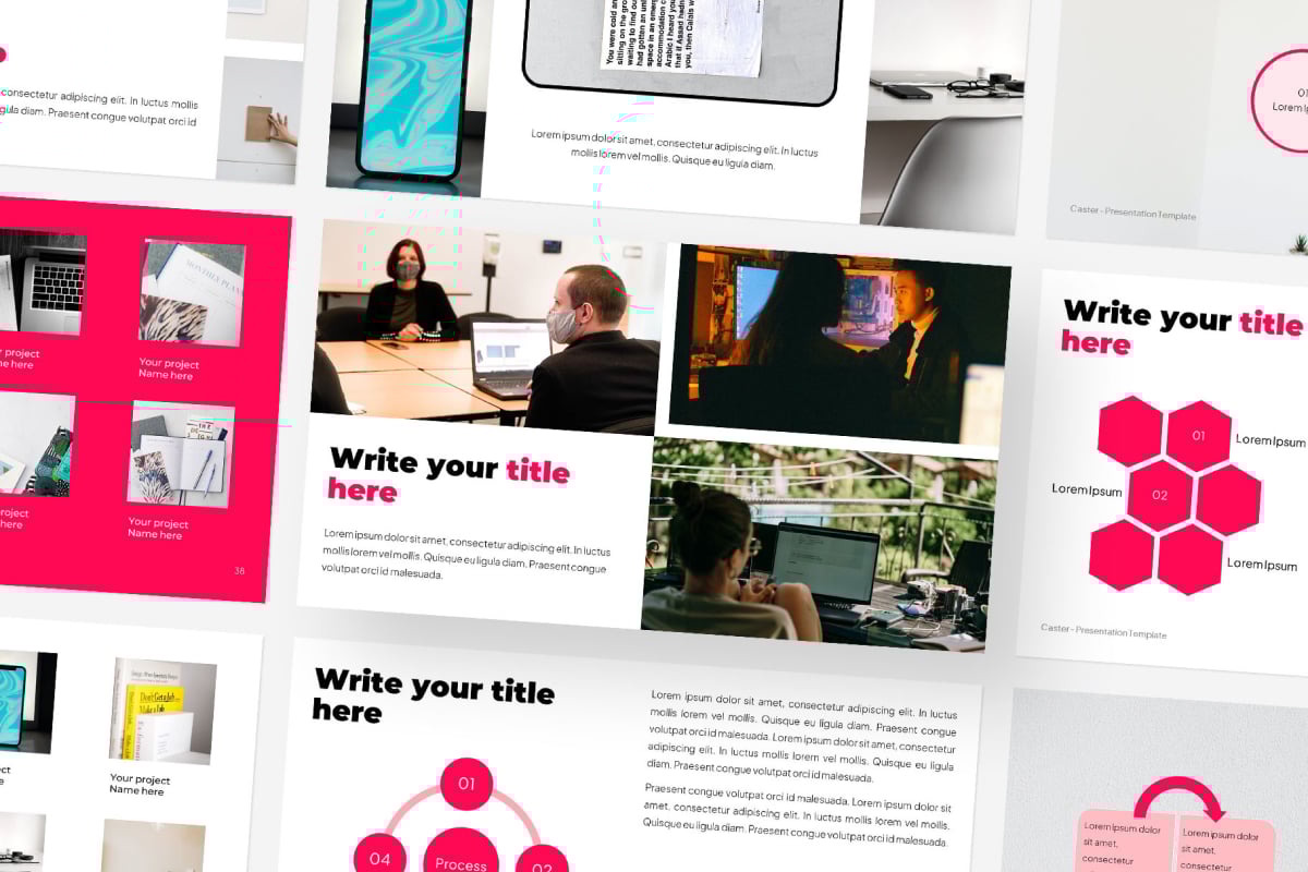 Caster Google Slides Template #297719 - TemplateMonster