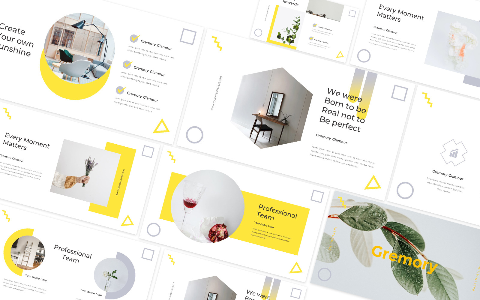 Gremory Creative Powerpoint Template - TemplateMonster