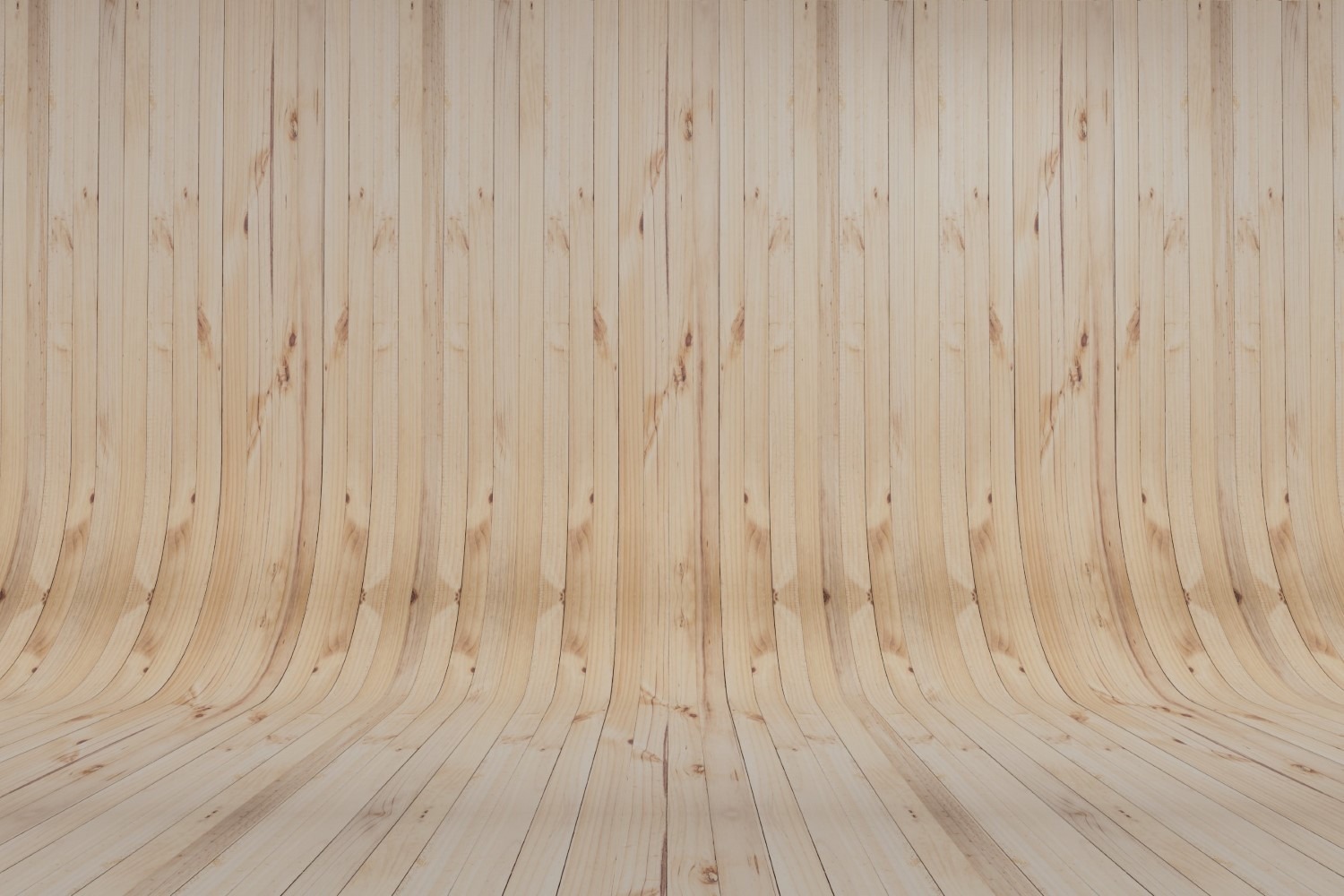 Curved Light brown color Wood Parquet background