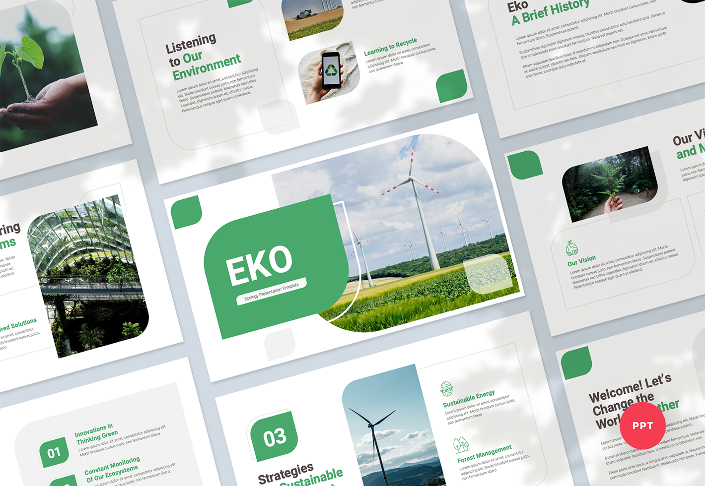 Eko - Ecology Presentation PowerPoint Template