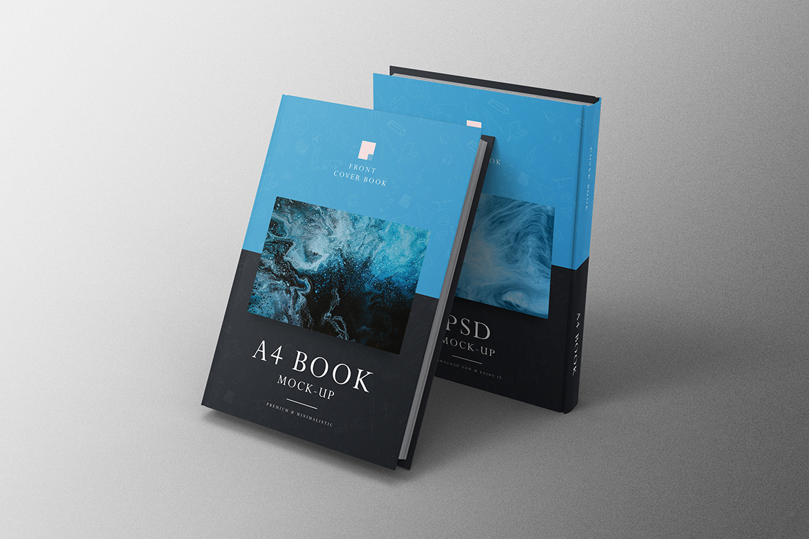 A4 Book Mockup PSD Template Vol 52 #299286 - TemplateMonster