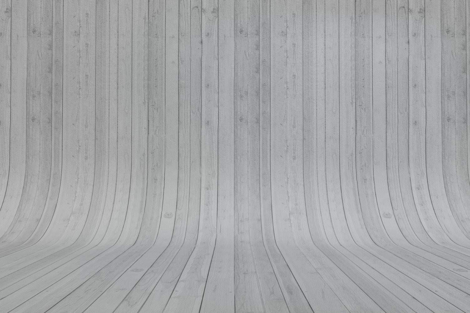 Gebogene hellgraue Farbe Holz Parkett Hintergrund.