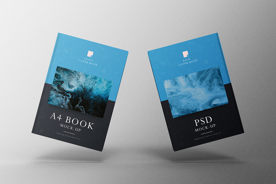 A4 Book Mockup PSD Template Vol 38 #299514 - TemplateMonster