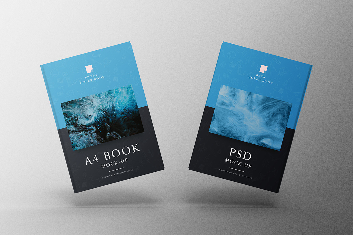 A4 Book Mockup PSD Template Vol 39 #299513 - TemplateMonster