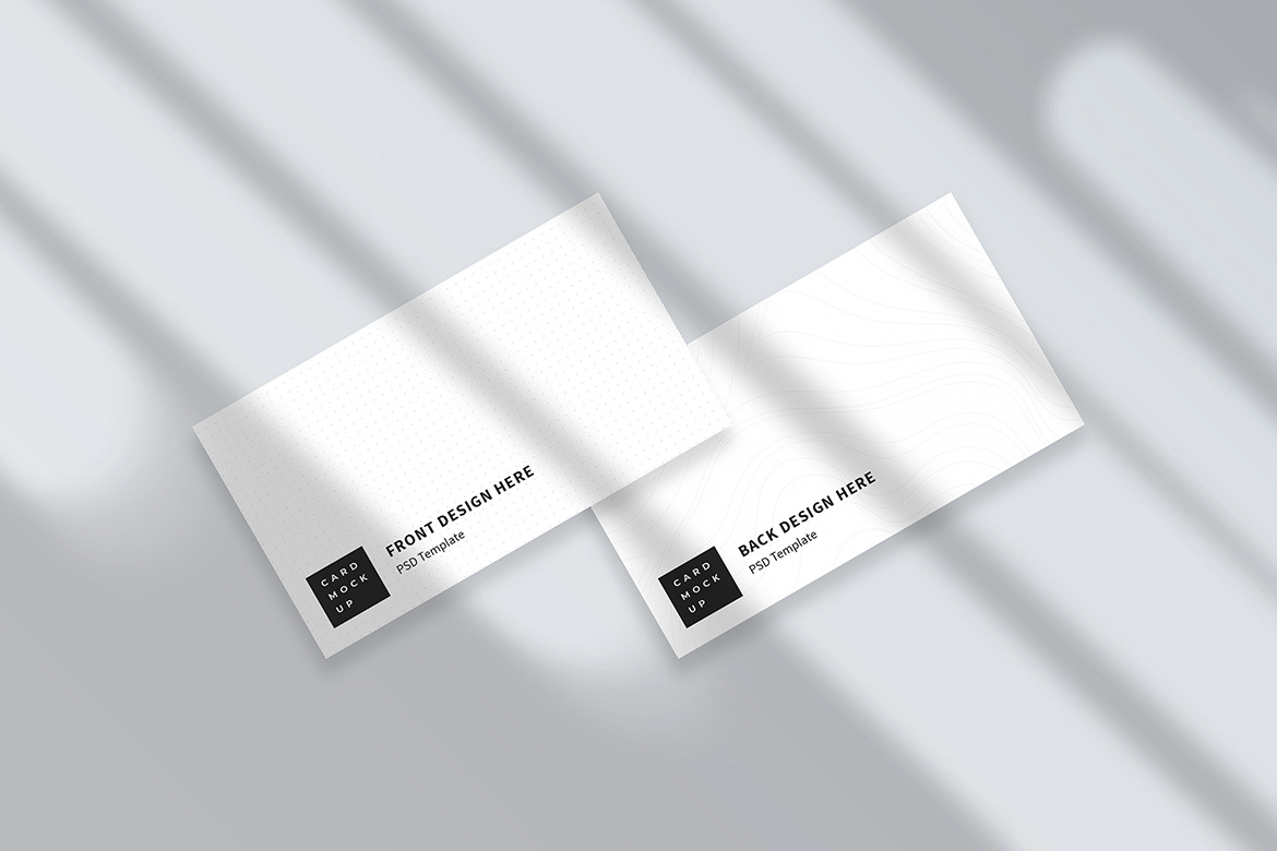 Business Card Mockup PSD Template Vol 005 - TemplateMonster