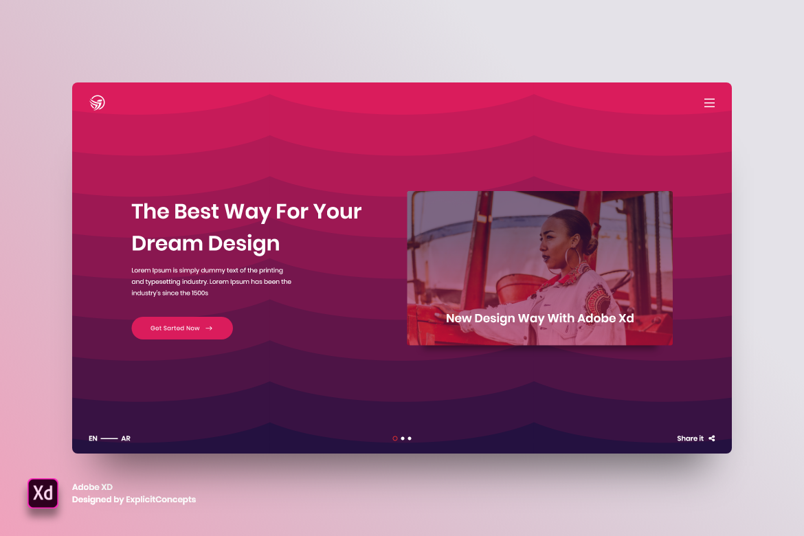 Hero Header Landing Page Template Vol 33 - TemplateMonster