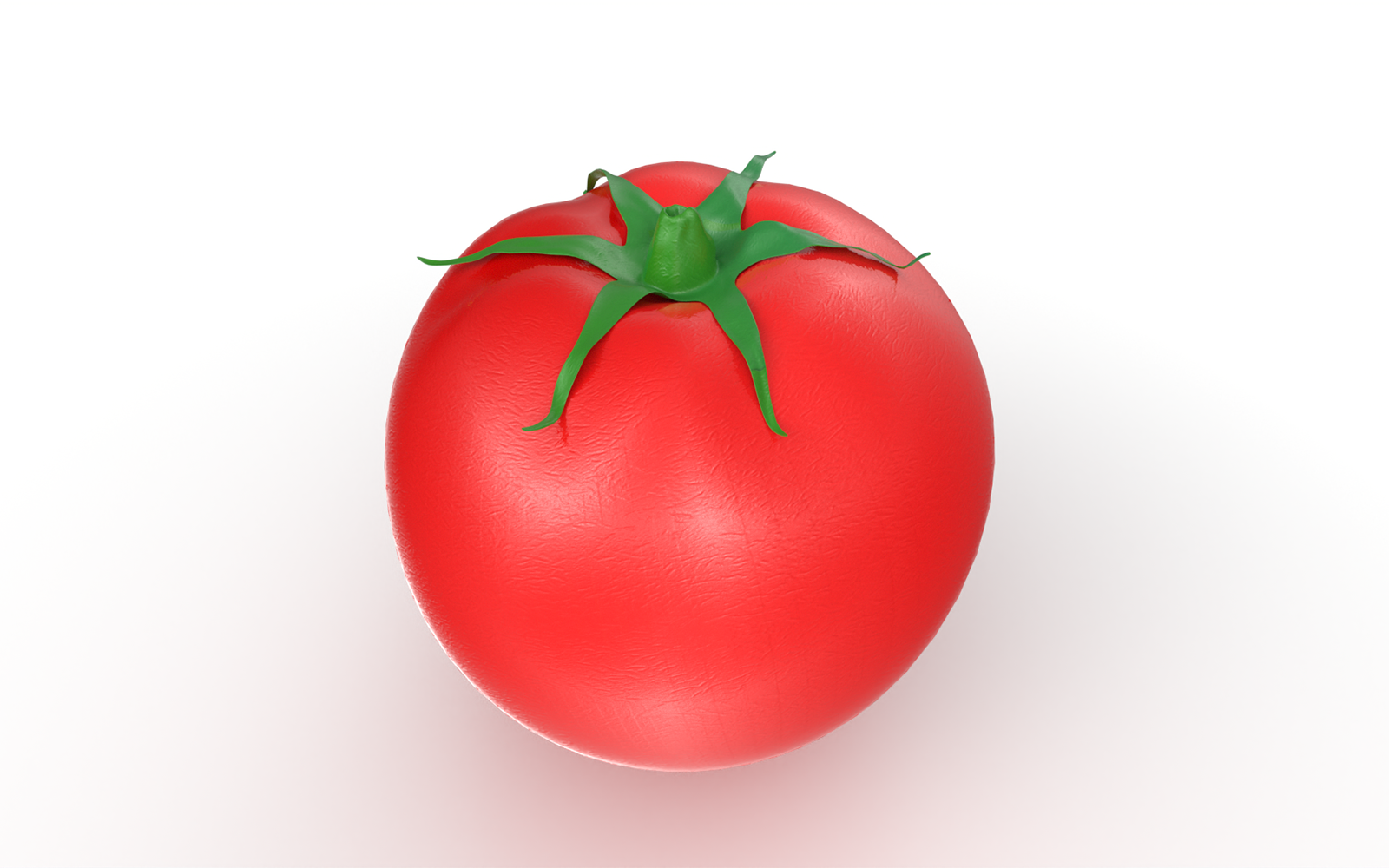 Red Tomato Low-poly 3D model #300563 - TemplateMonster