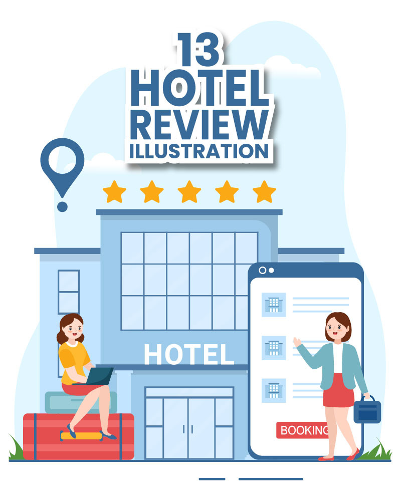 13 Hotel Review Illustration #301116 - TemplateMonster