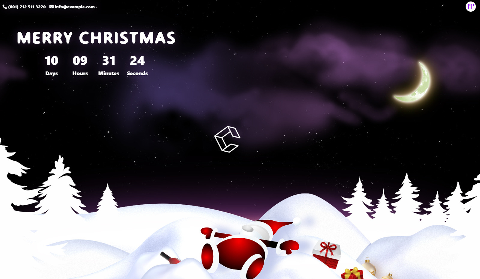 Fun Christmas HTML Template #301229 - TemplateMonster