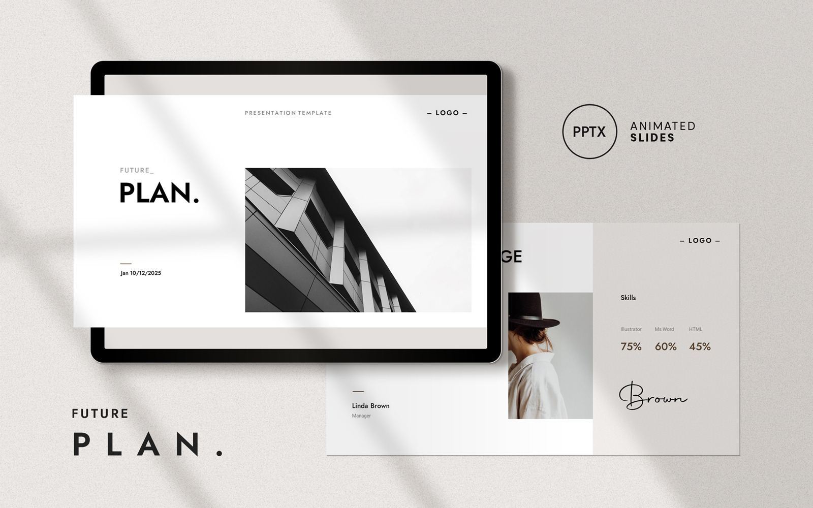 Future Plan Presentation Template #301550 - TemplateMonster
