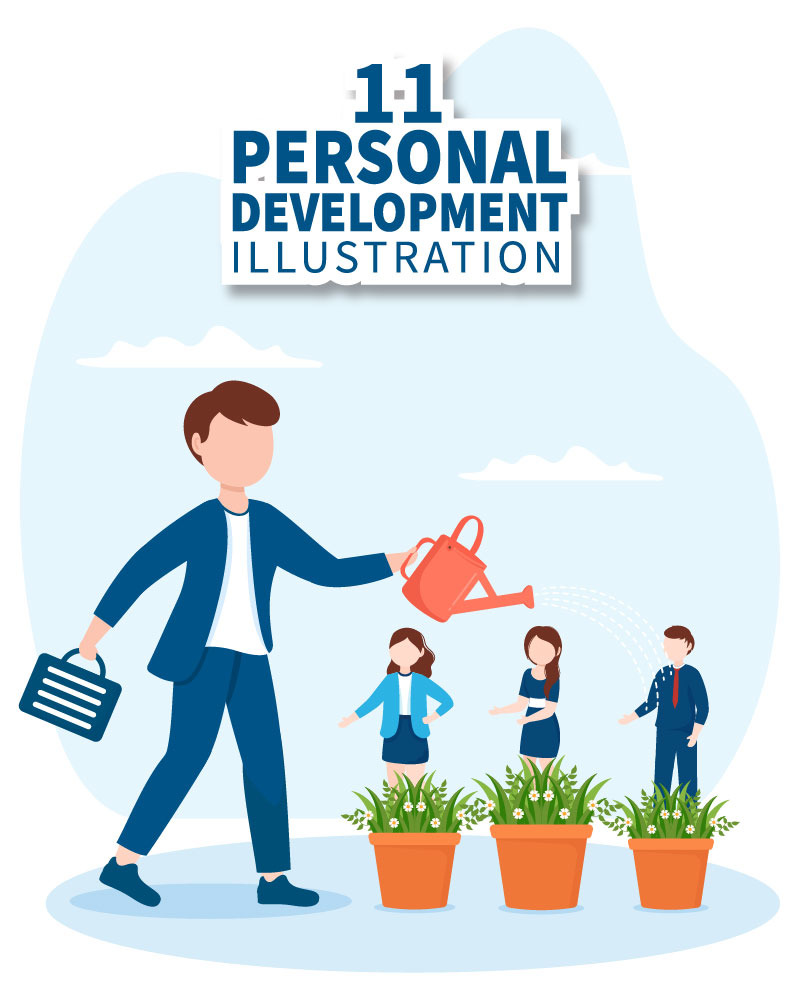 11 Personal Development Illustration - TemplateMonster