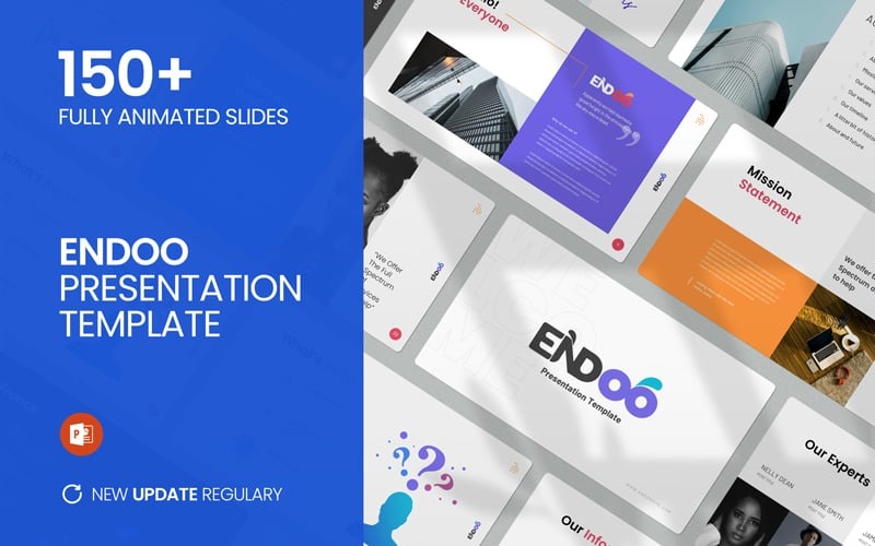 Endoo Presentation Template #302202 - TemplateMonster