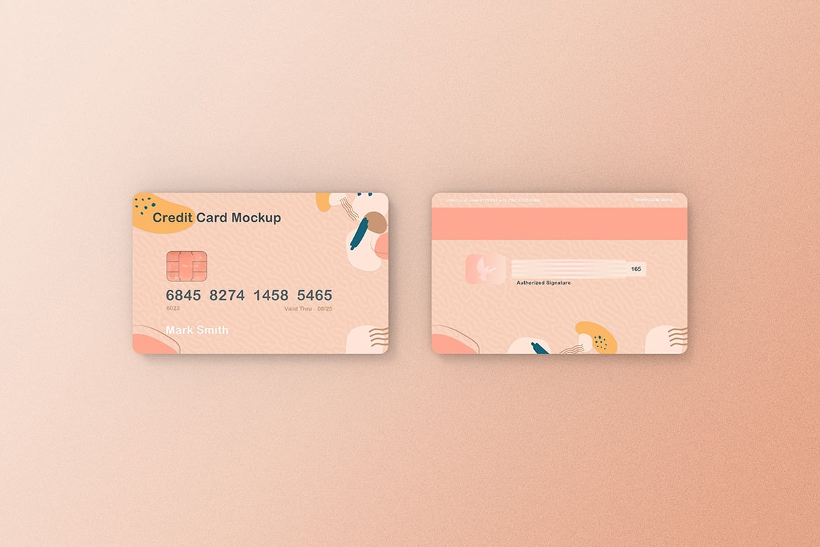 Credit Card Mockup PSD Template Vol 08 - TemplateMonster