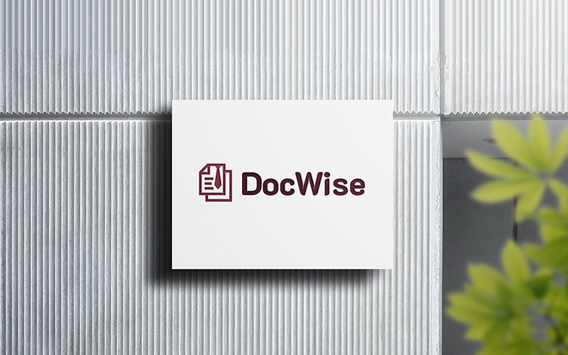 DocWise Logo Template Design #304581 - TemplateMonster