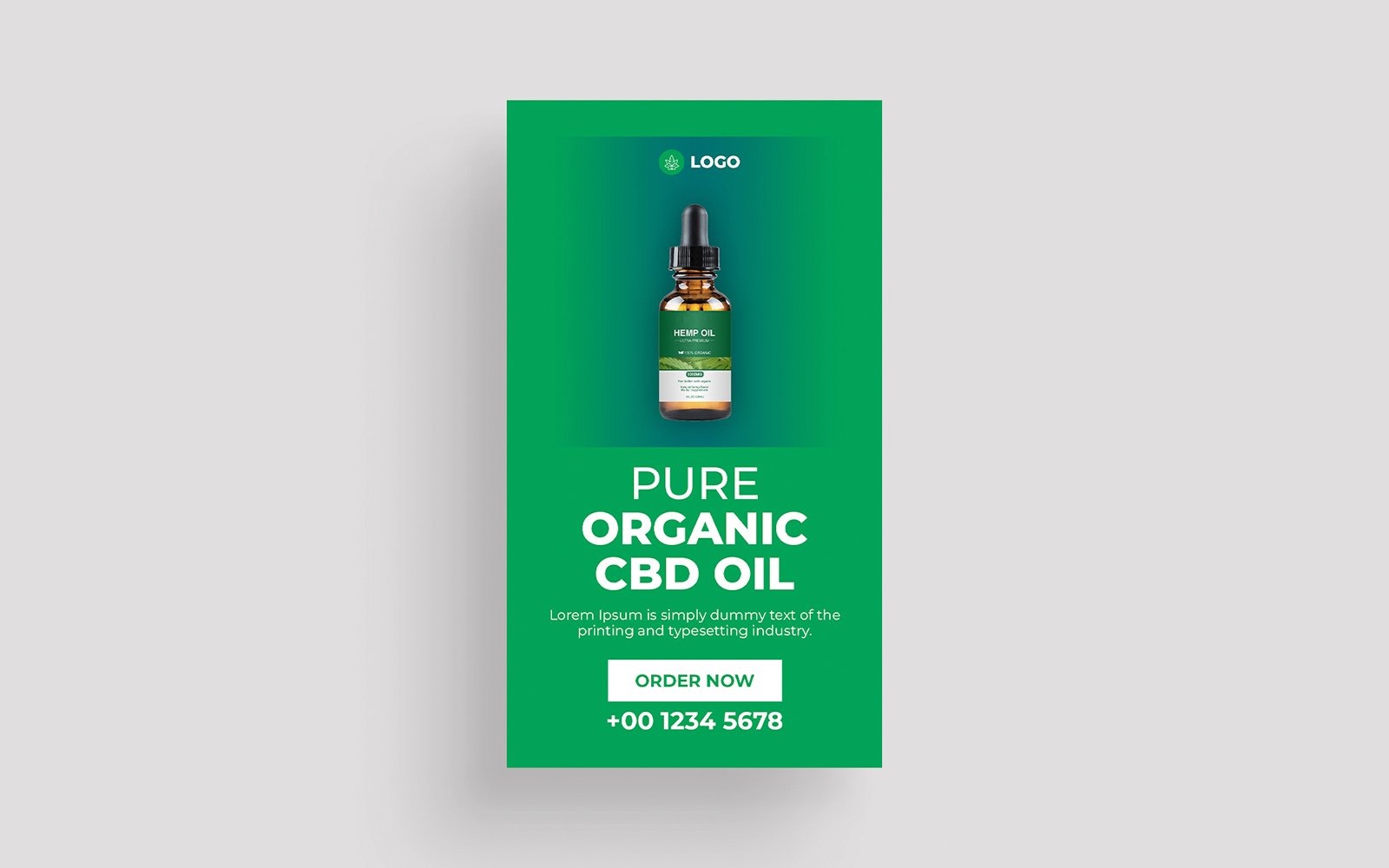 CBD Facebook Instagram Story Design #305342 - TemplateMonster