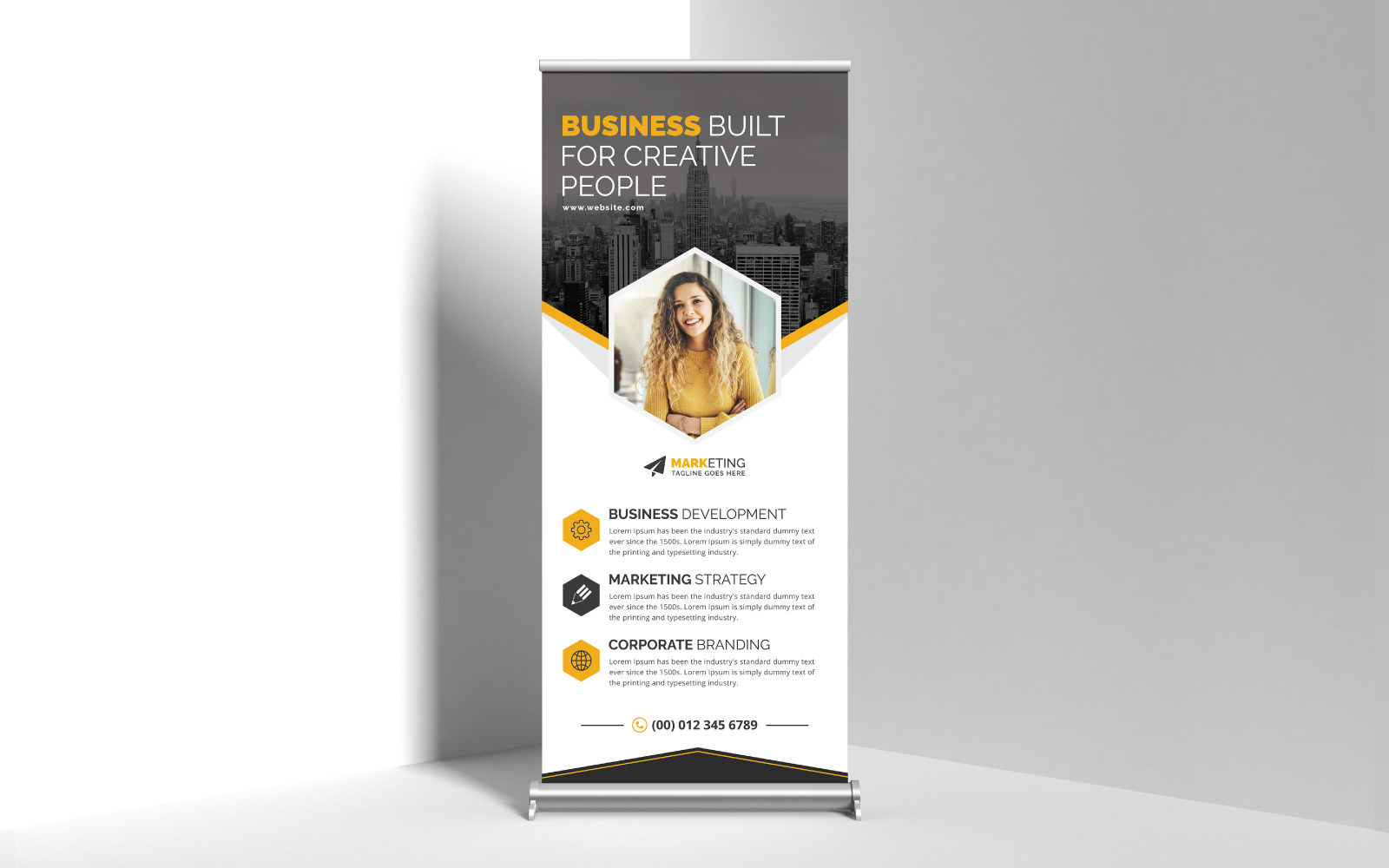Standard Corporate Roll Up Banner, X Banner, Standee Design Sample for ...