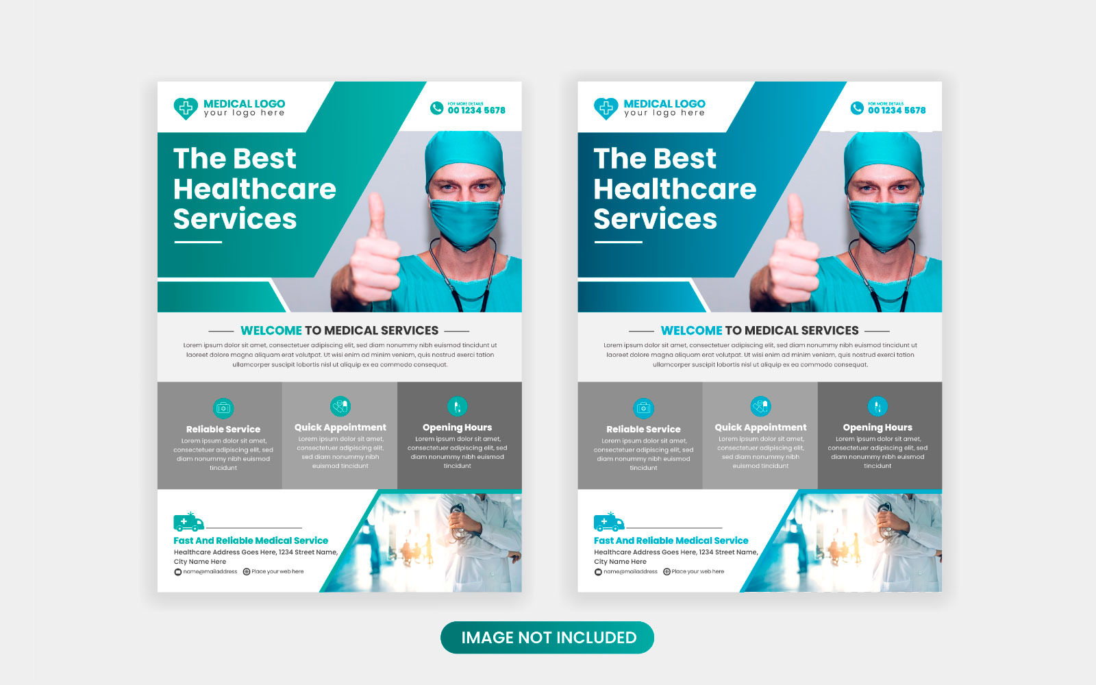 Medical flayer Design Template Healthcare and Medical pharmacy flyer ...