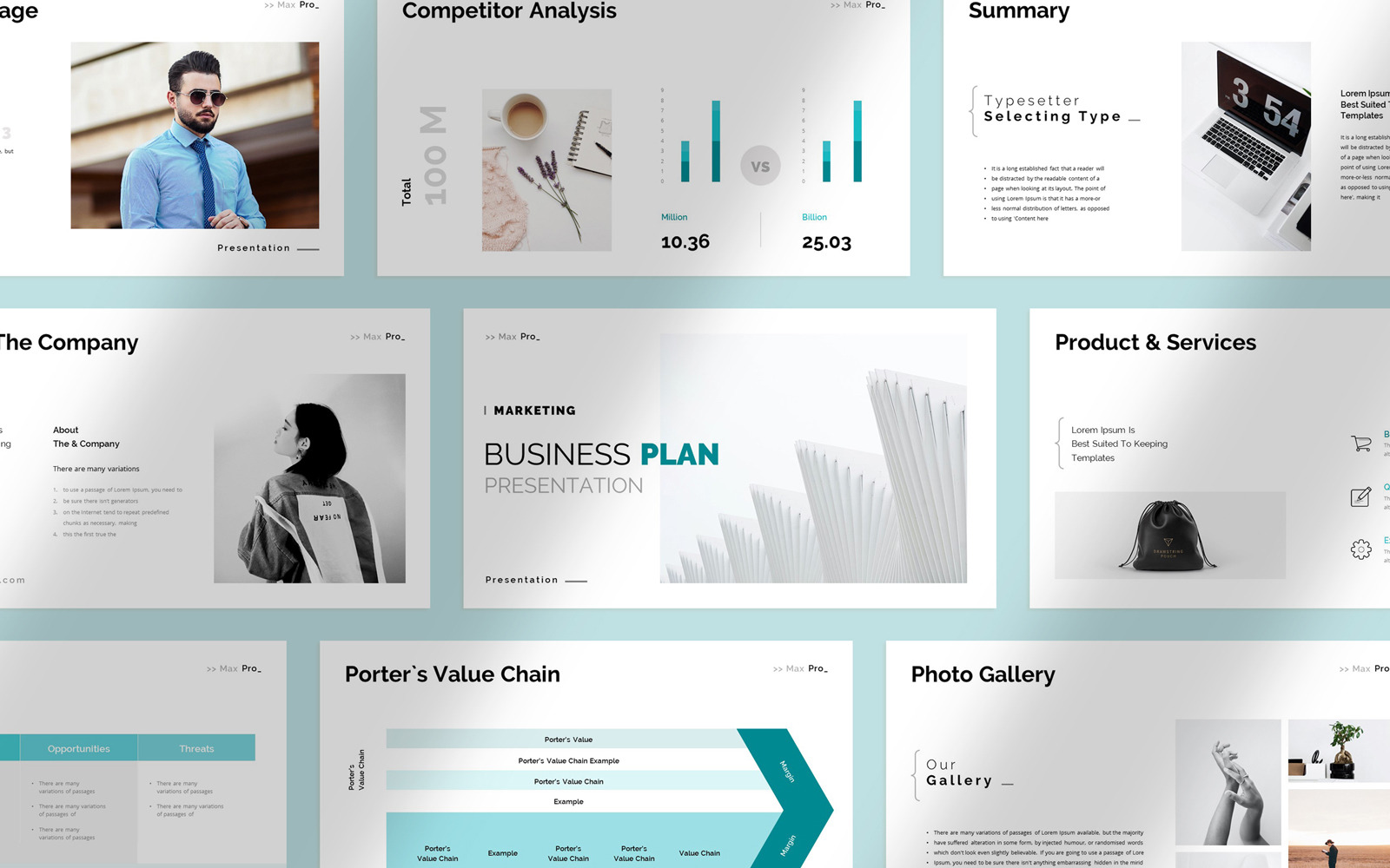 Corporate Business Plan Presentation - TemplateMonster