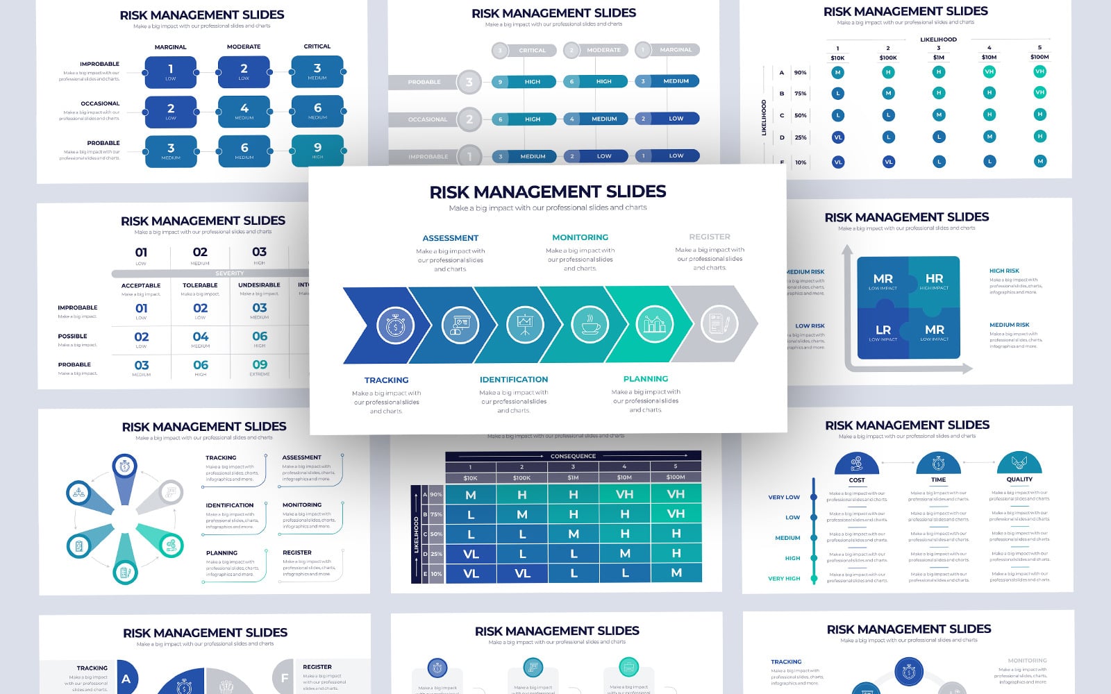 Business Risk Management Slides PowerPoint Template