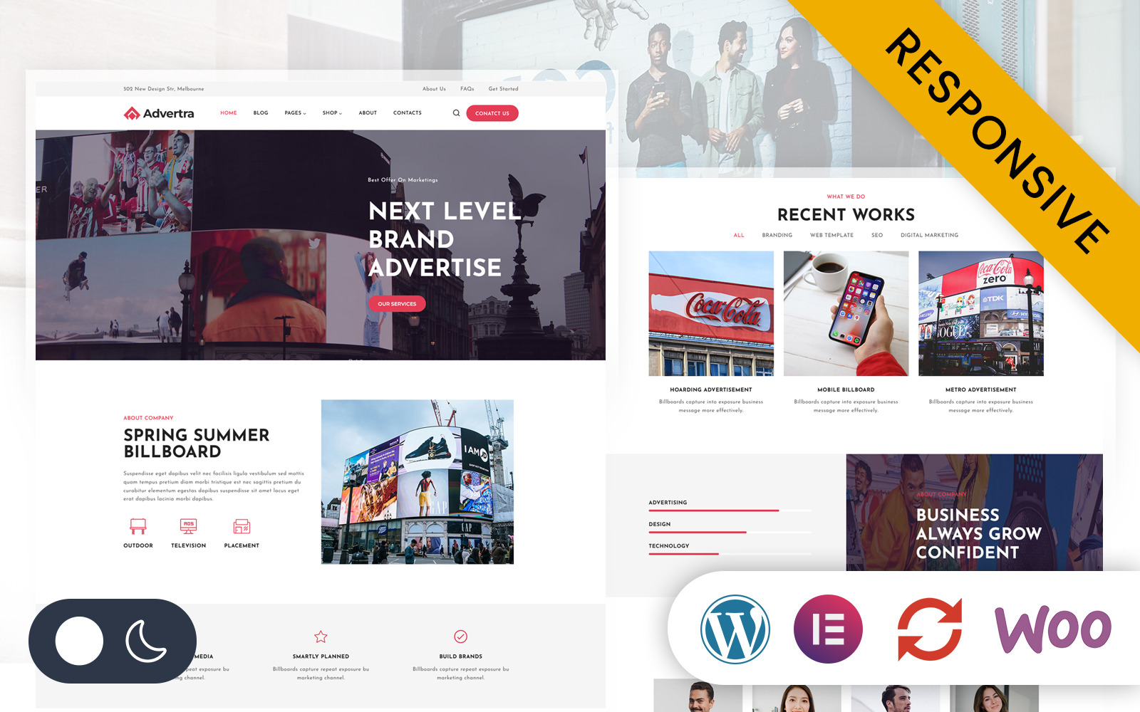 Adverta - Advertising and Marketing Agency Elementor WordPress ...