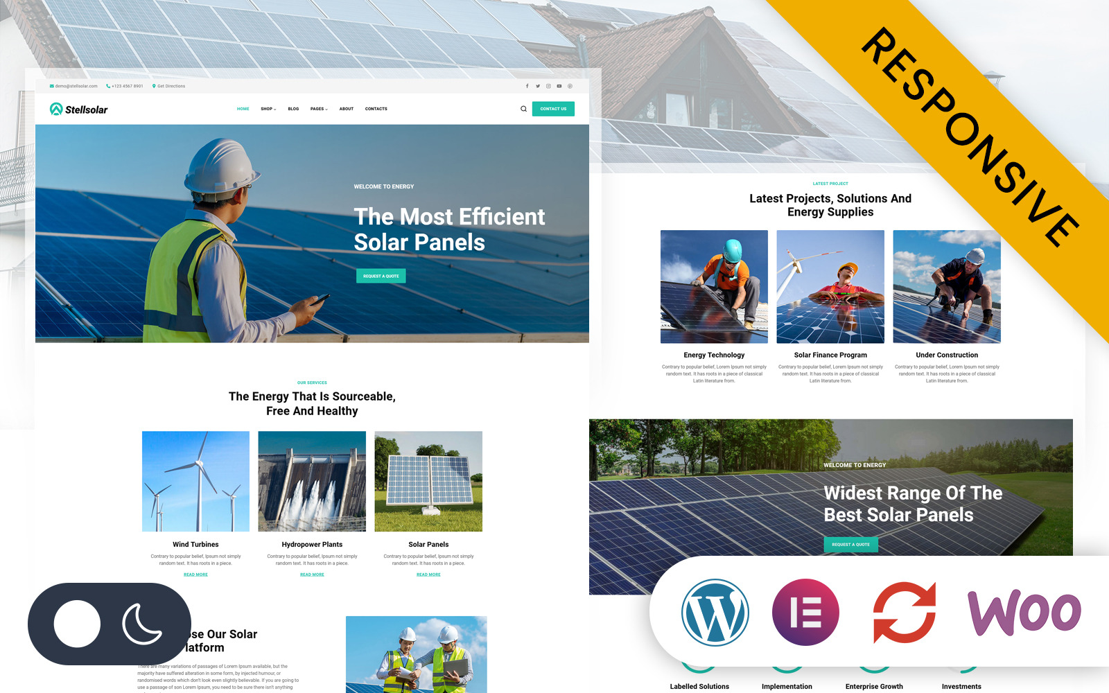 Stellsolar - Solar Panel & Green Energy Elementor WordPress Responsive ...