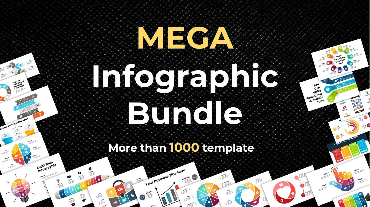 Infographics Pack-Mega Bundle #309945 - TemplateMonster