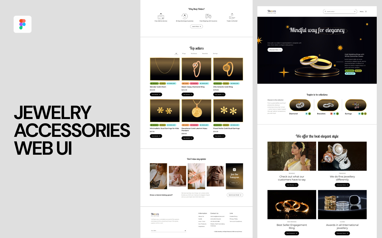 Jewelry Accessories Web UI #310034 - TemplateMonster