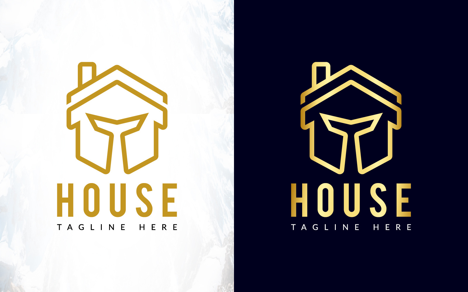 Knight House Royal Property Logo Design - TemplateMonster