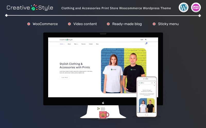 Creative Style - Clothing and Accessories Print Store Woocommerce ...