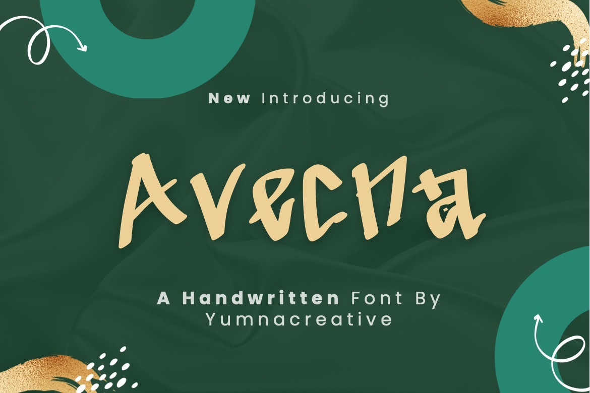 Avecna - Handwritten Font #310739 - TemplateMonster