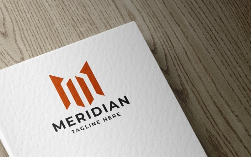 Meridian Letter M Logo Pro Template #310835 - TemplateMonster