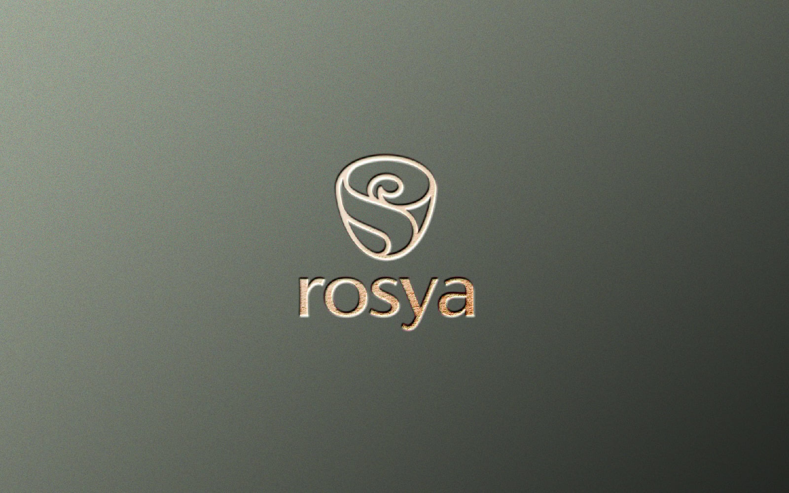 Minimal rose flower logo design #311248 - TemplateMonster