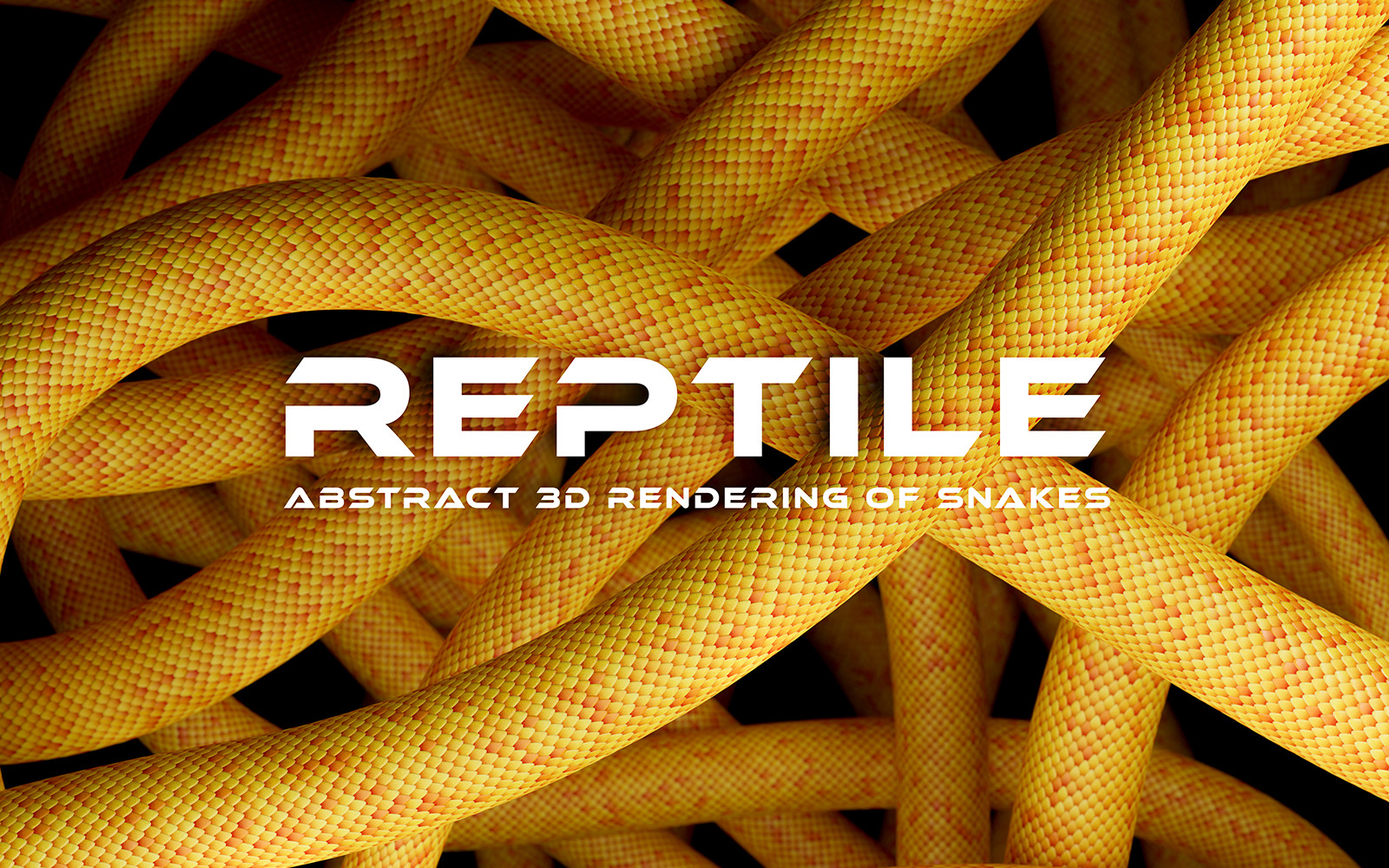 Yellow Snakes Reptile Background #311381 - TemplateMonster