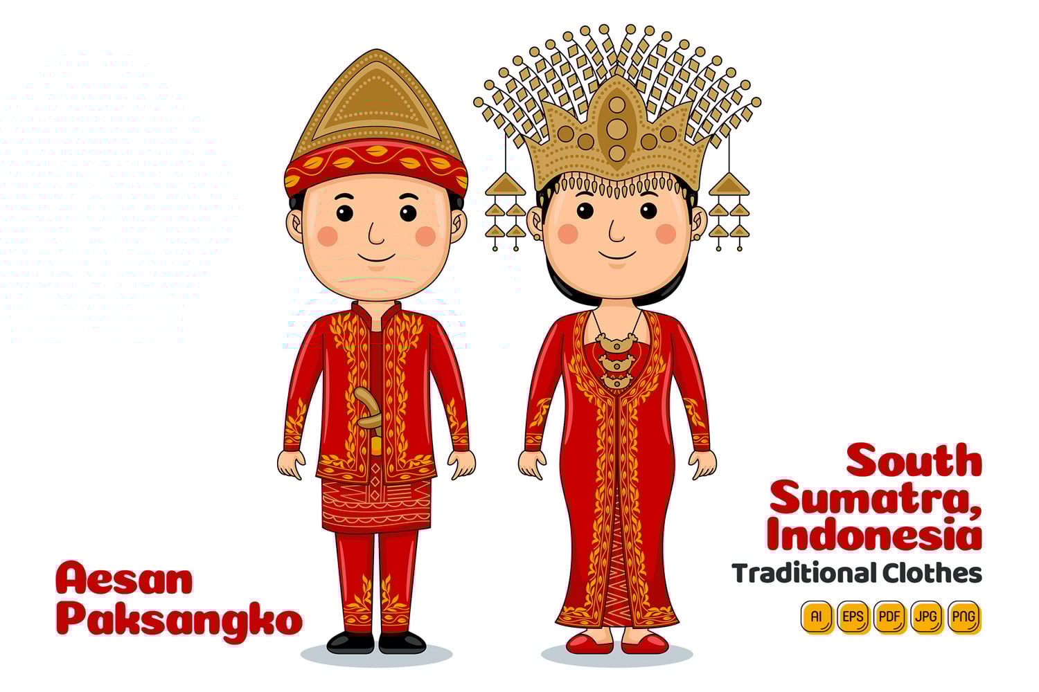 Aesan Paksangko Indonesia Traditional Cloth - TemplateMonster