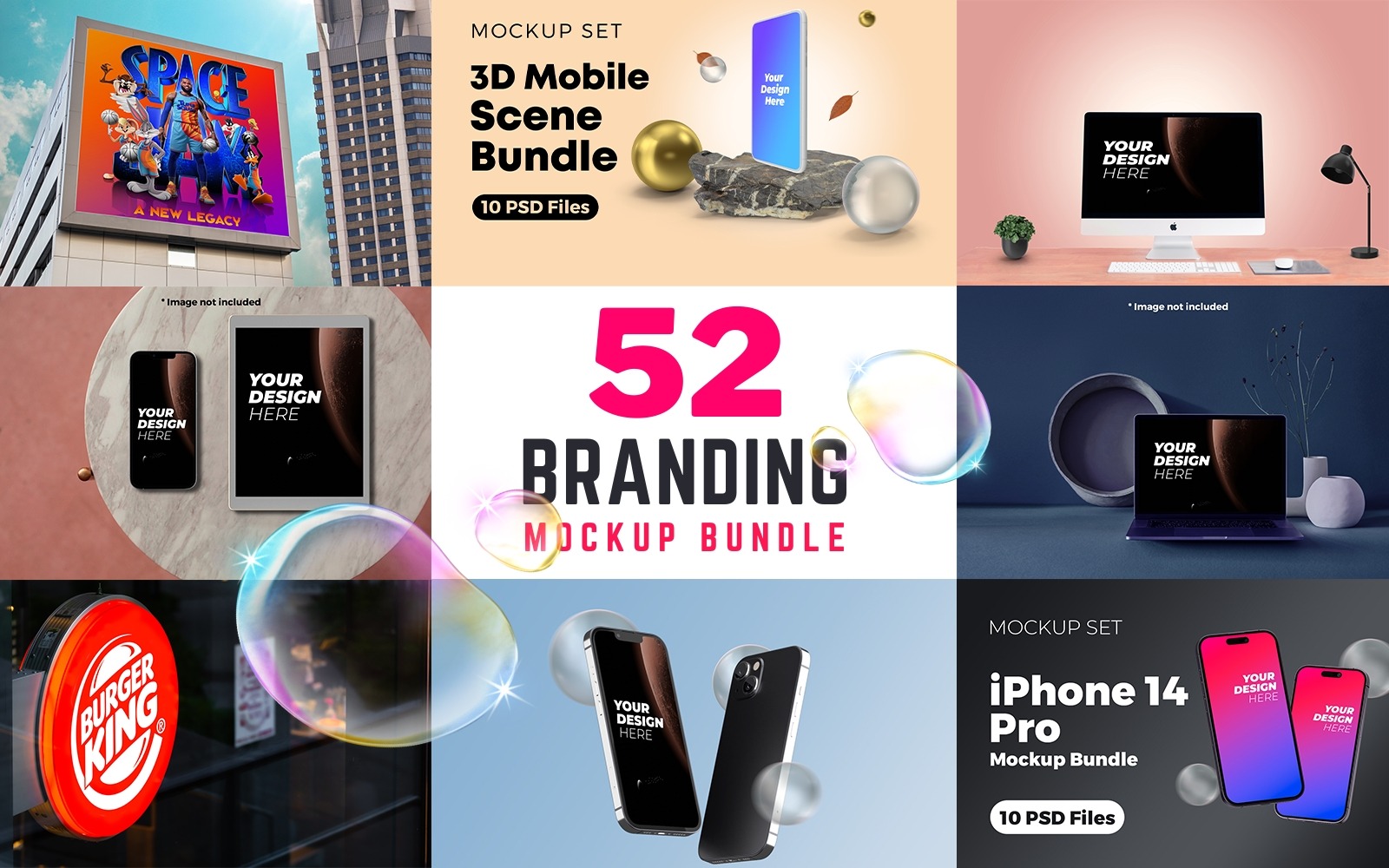The Ultimate Branding Mockup Premium Bundle - TemplateMonster