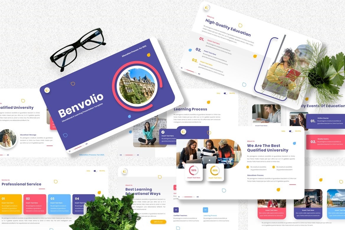 Benvolio - University Powerpoint Template - TemplateMonster