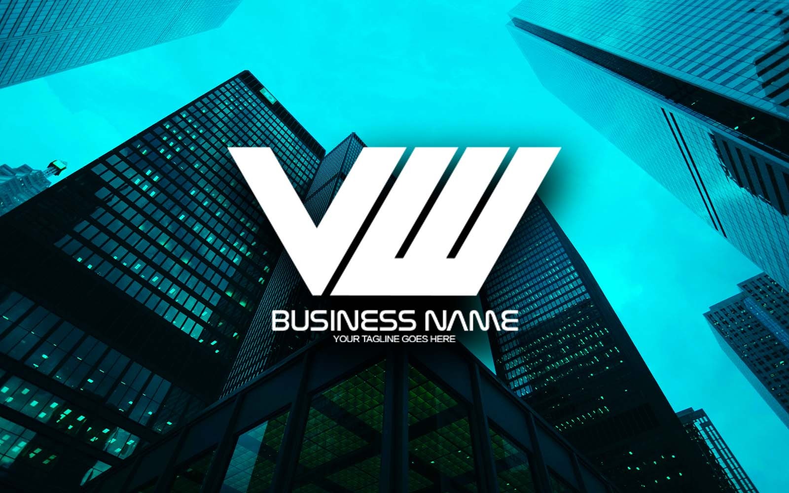 Professional Polygonal VW Letter Logo Design For Your Business - Brand ...