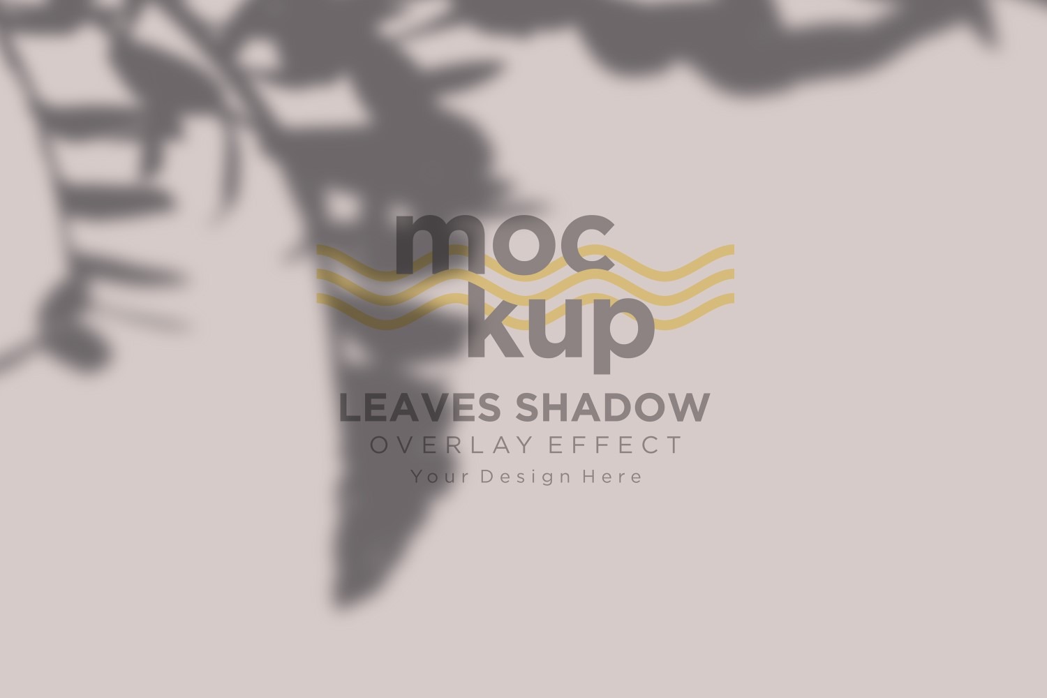 Leaves Shadow Overlay Effect Mockup 201 - TemplateMonster