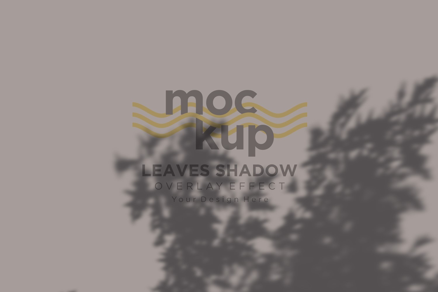 Leaves Shadow Overlay Effect Mockup 262 - TemplateMonster