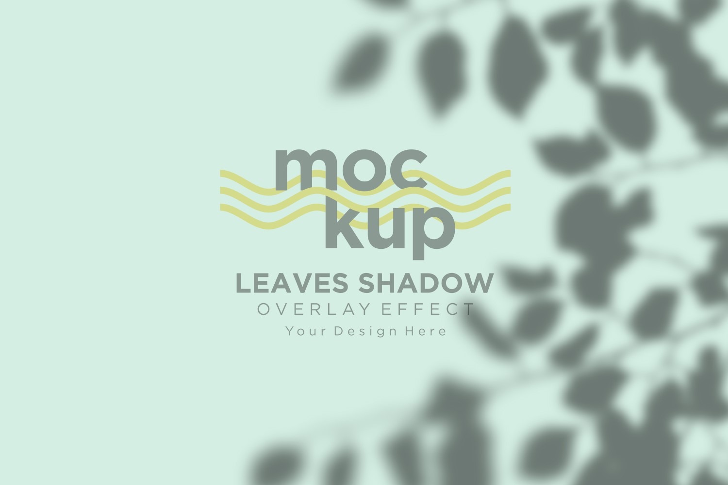 Leaves Shadow Overlay Effect Mockup 355 - TemplateMonster