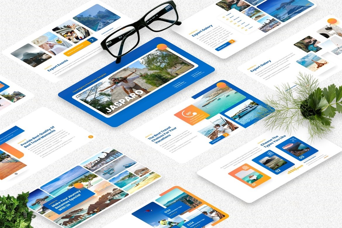 Jasparo - Traveling Powerpoint Template - TemplateMonster