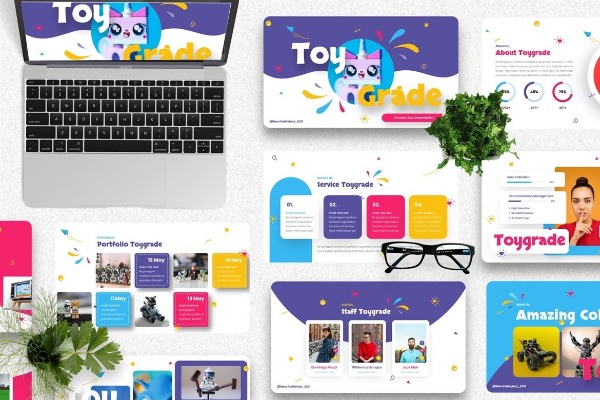 Toygrade - Kids Toy Powerpoint Templates - TemplateMonster