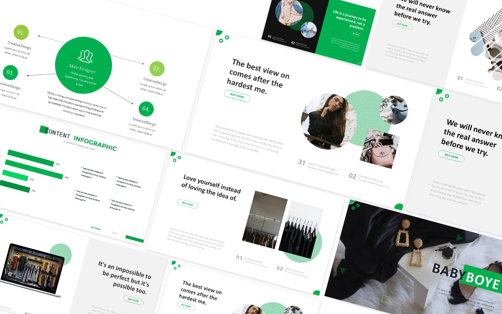 Babyboye Creative Powerpoint Template - TemplateMonster