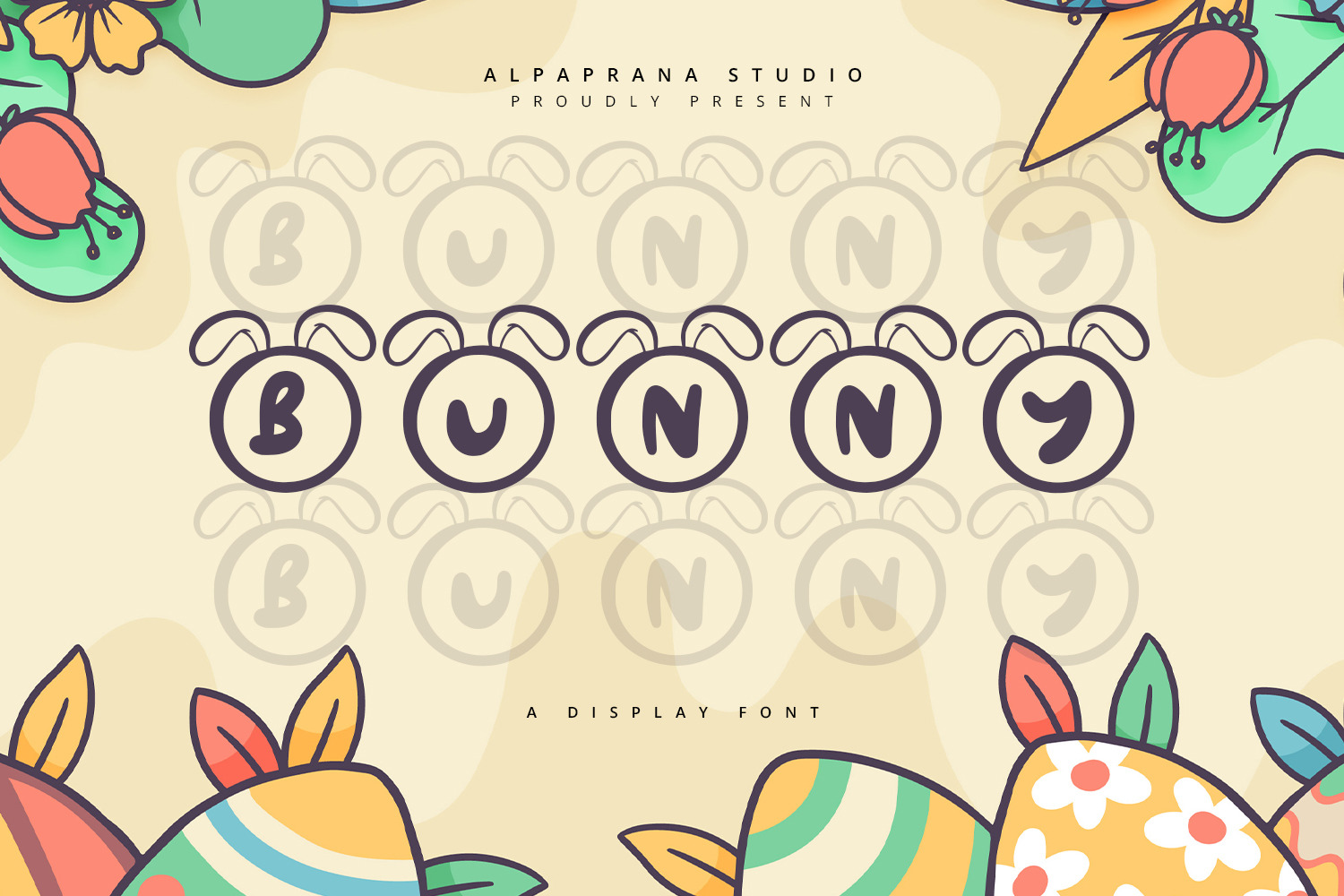 Bunny - Cute Display Font #319010 - TemplateMonster